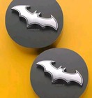 2 X - Shiny Metal BATMAN Batwing Emblem Badge Car Laptop Door Bike HOT ...