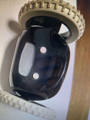 clocky alarm clock on wheels nanda almond | eBay