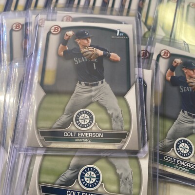 2023 1st Bowman Draft Lot Of 28 Top Loaded COLT EMERSON Seattle ...