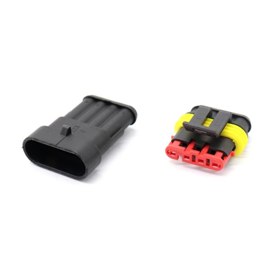 5Pairs 4 Pin Cable Connector Plug Kit for Automotive Wiring Projects ...