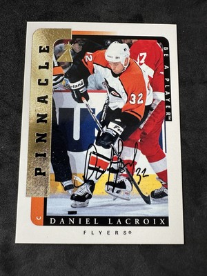Daniel Lacroix 1996-97 Pinnacle Be A Player Autographs On Card #135 ...