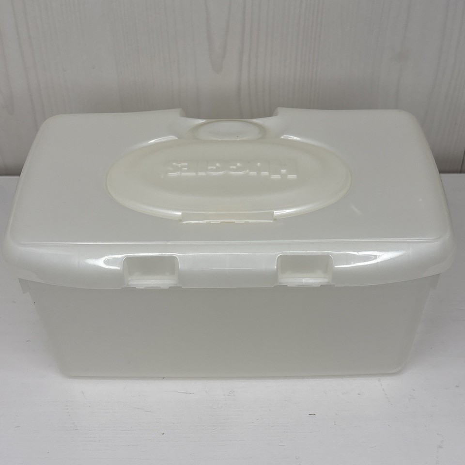 Huggies EMPTY Baby Wipes Full-Size White Pop-Up Refillable Dispenser ...