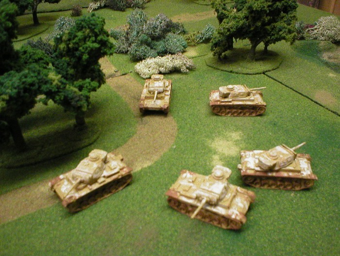 15mm WWII German Panzer III L (50mm) L60 gun platoon (5 vehicles) | eBay
