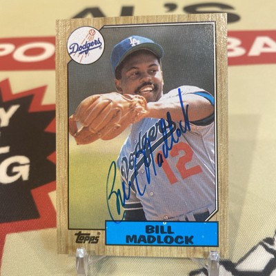 Bill Madlock Signed Autographed 1987 Topps Card #734 Los Angeles ...