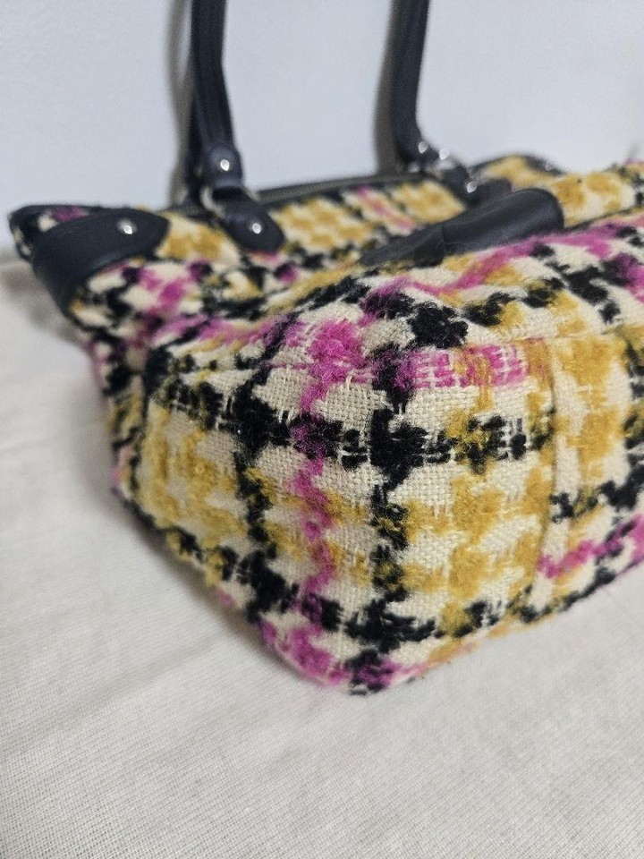 COACH checked tote bag, Coach handbag, Coach bag Excellent condition ...