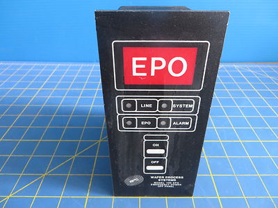 Wafer Process Systems 100 EPO Emergency Power Off Panel | eBay