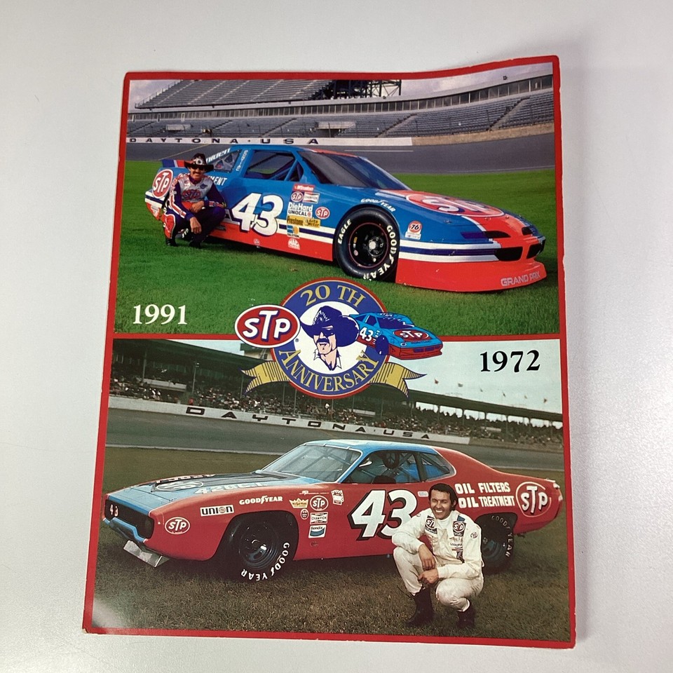 Richard Petty NASCAR Original Promo 1991 Pontiac #43 STP 20th Daytona ...
