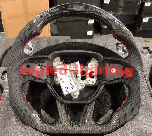 LED Carbon Fiber Steering Wheel For charger challenger hellcat durango ...