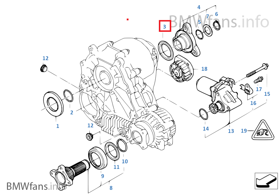 New BMW F15 F25 F26 E71 XDrive Transfer Box Shaft Seal 52X78X8MM ...