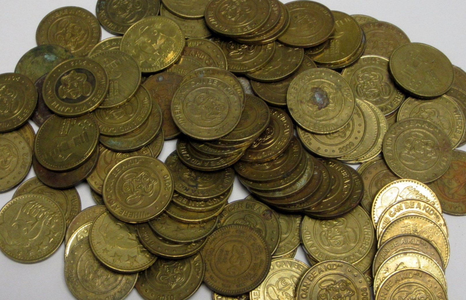 Lot of 10 Chuck E. Cheese Tokens | eBay