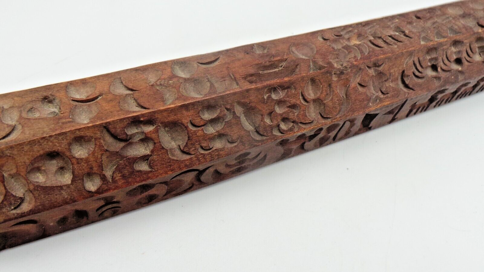 Antique Handmade Tibetan wood CARVED Torma Tsampa Sampar Mold Nepal ...