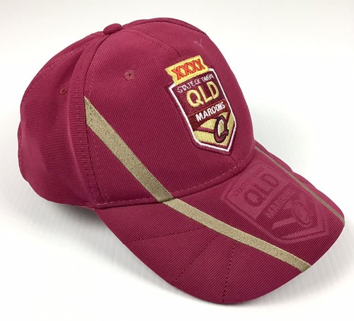 QLD MAROONS State of Origin Cap With Adjustable Strap And Embroidered ...