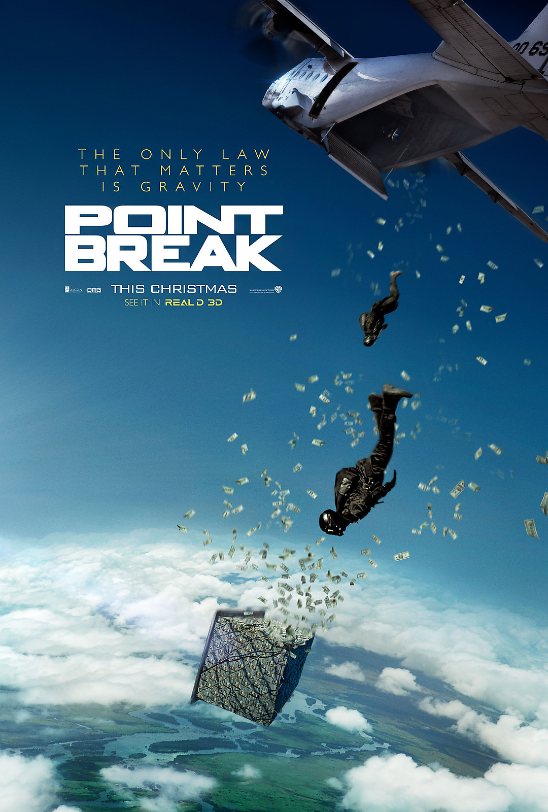 Point Break (2015) Doppio Lato Originale Film Poster Advance Remake ...