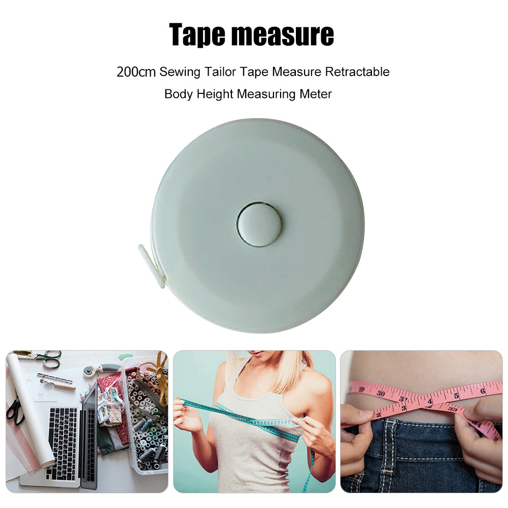 200cm/79inch Retractable Tape Measure Portable Body Measuring Tape ...