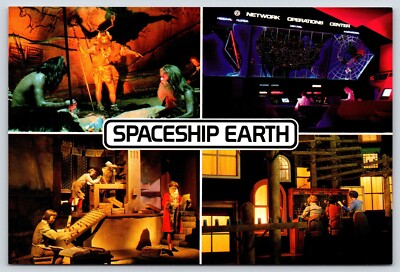 Vintage Postcard Continental Walt Disney World Epcot Center Spaceship ...