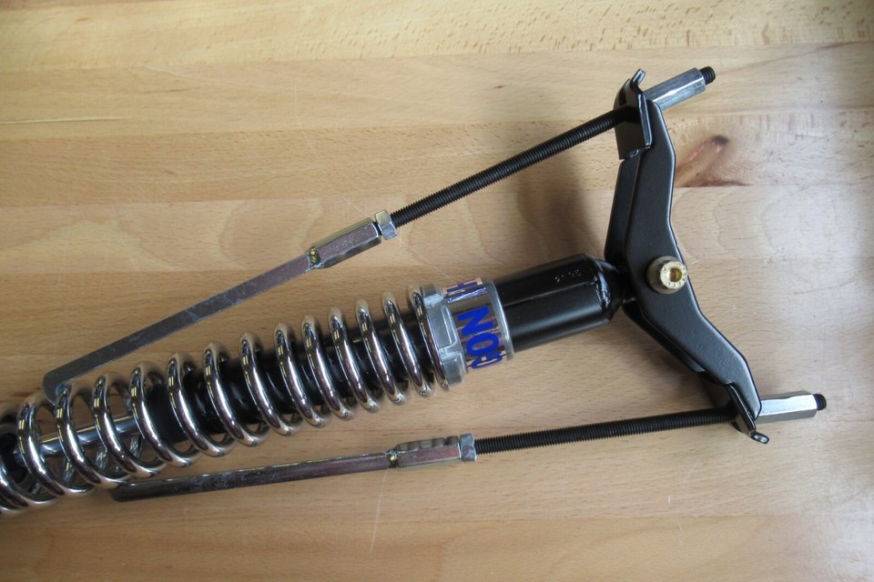 Shock spring compressor tool motorcycle shocks compress hook set | eBay