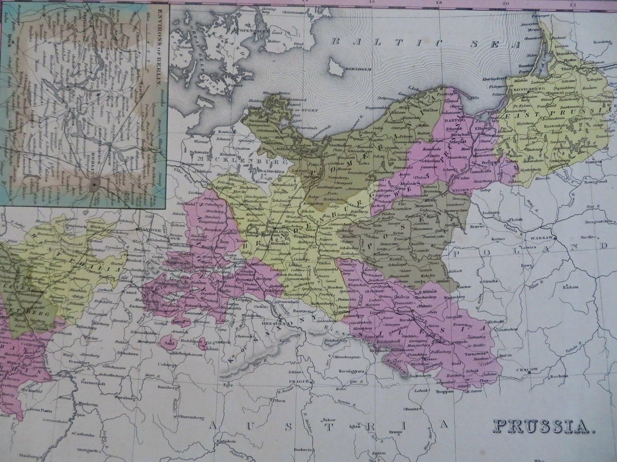 Mapa Da Prussia Prussia Map Hi Res Stock Photography And Images