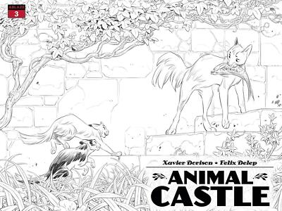 Animal Castle #3 Cvr B Delep Miss B Wraparound (mr) Ablaze Comic Book ...