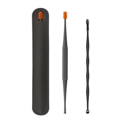 2PCS Silicone Ear Pick Double Ear Cleaner 360° Spiral Ear Wax U0U8 | eBay