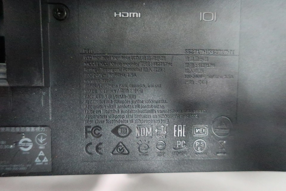 Dell SE2717H/SE2717HX 27in Lcd Monitor 1080p | eBay