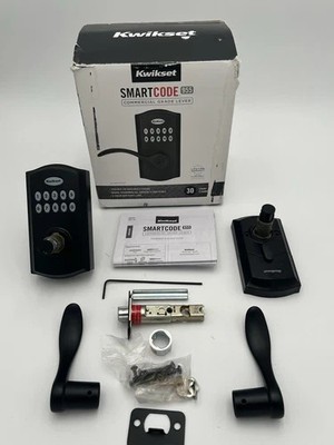 Kwikset SmartCode 955 Commercial Grade Door Keypad Lever, Iron Black ...