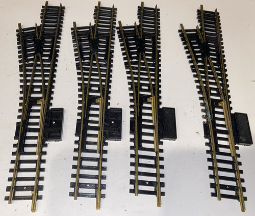 Vintage Casadio HO Scale Turnout Switch Lot of 4 - Brass 2512 LH Italy ...