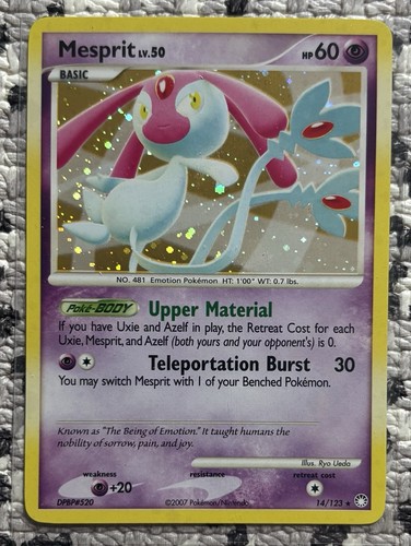 Pokémon TCG Mesprit Mysterious Treasures 14 Holo Holo Rare | eBay