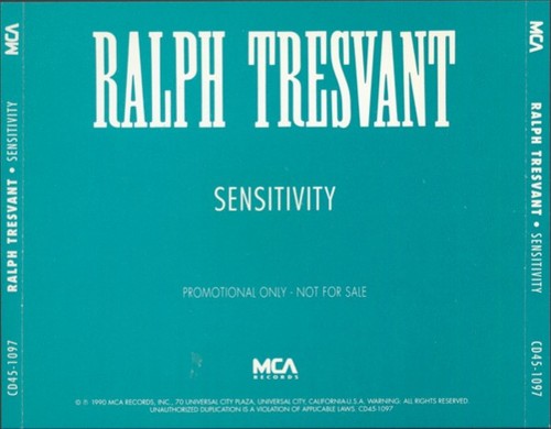 RALPH TRESVANT - Sensitivity - 3-Mix Promo CD | eBay