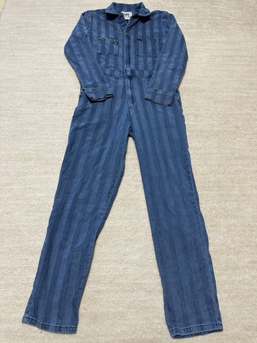 Vintage Lee Union-Alls Denim Jumpsuit Coveralls in Light Stripe Women's ...