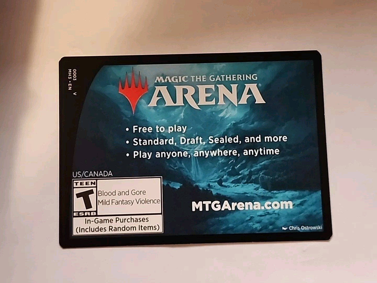 MTG MTGA Arena Code Card Prerelease 6 Booster Packs Modern Horizons 3 ...