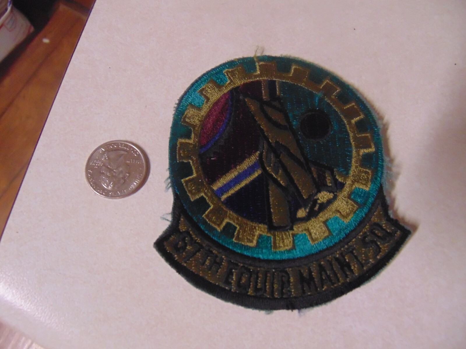 PATCH MILITARY OLDER ORIGINAL US AIR FORCE 67TH EQUIPMENT MAINTENANCE ...