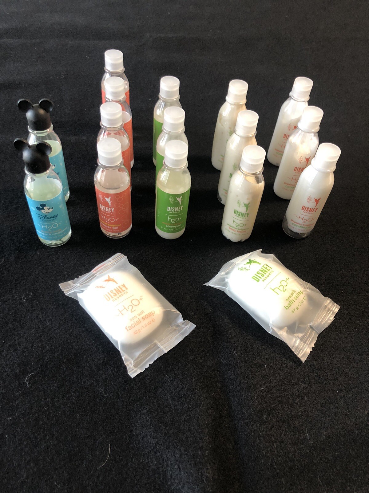 Disney Resorts H2O Toiletries Travel Soap Lotion Shampoo Conditioner ...