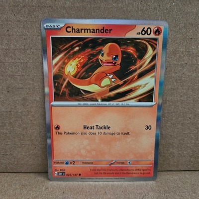 Charmander 026/197 Holo Charizard ex Premium Collection Box Pokemon ...