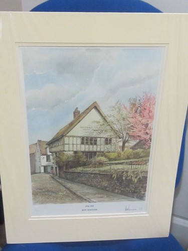 Limited edition print of Elm Hill Norwich by Roy Haydon ( Still in Wrap ...
