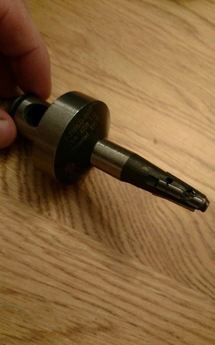 Mapal Reamer Dia .4228 tapered single flute blade carbide padded ABS 40 ...