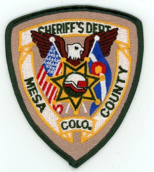 COLORADO CO MESA COUNTY SHERIFF NICE SHOULDER PATCH POLICE | eBay