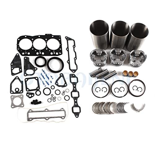 3TNV82 3TNV82A Overhaul Rebuild Kit fits for Yanmar Engine Tractor ...
