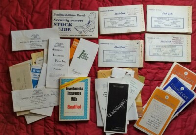 Lot of Vintage EPHEMERA Standard & Poors Stock Guide Market 1969-70 ...