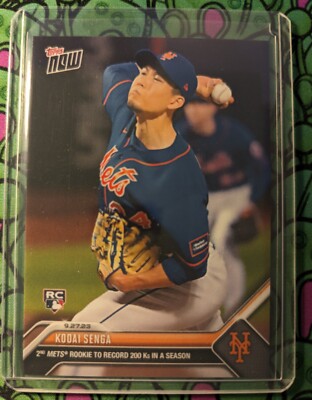 KODAI SENGA ⚾ 2nd Mets Rookie w/ 200 Ks in Season 🔥 2023 Topps NOW RC ...