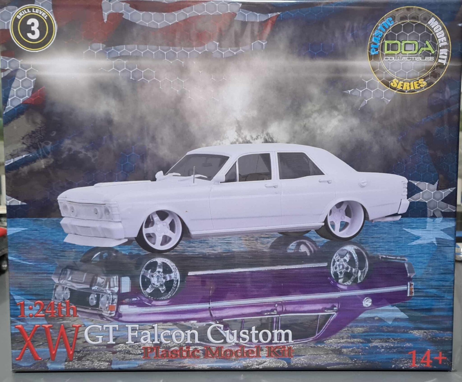 1/24TH FORD XW GT FALCON CUSTOM PLASTIC MODEL KIT IN DISPLAY BOX | eBay