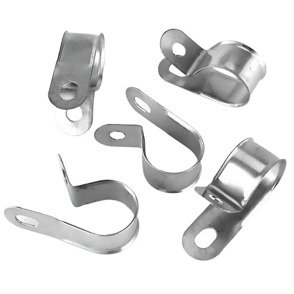 Vintage Style - Unlined Wide Stainless Steel P-Clips Pack of 5 - 8 ...