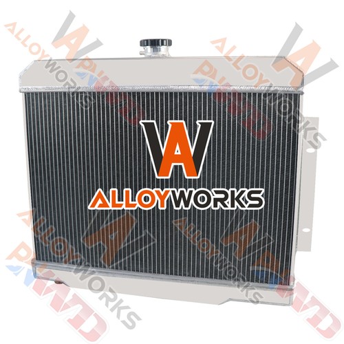 3 Row Aluminum Radiator For 1972-1986 Jeep CJ5 CJ6 CJ7 Chevy V8 ...