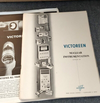 1962 ~ Victoreen ~ Catalog + extras ~ Nuclear Instruments Dosimeters ...
