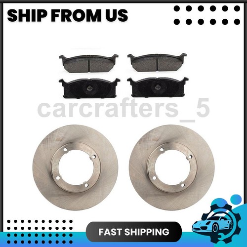 Front Brake Rotors With Brake Pads Fits Geo Metro Suzuki Forsa | eBay