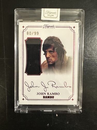 2024 Keepsake Edition John Rambo #32 Prop Film Used Patch /99 SP | eBay