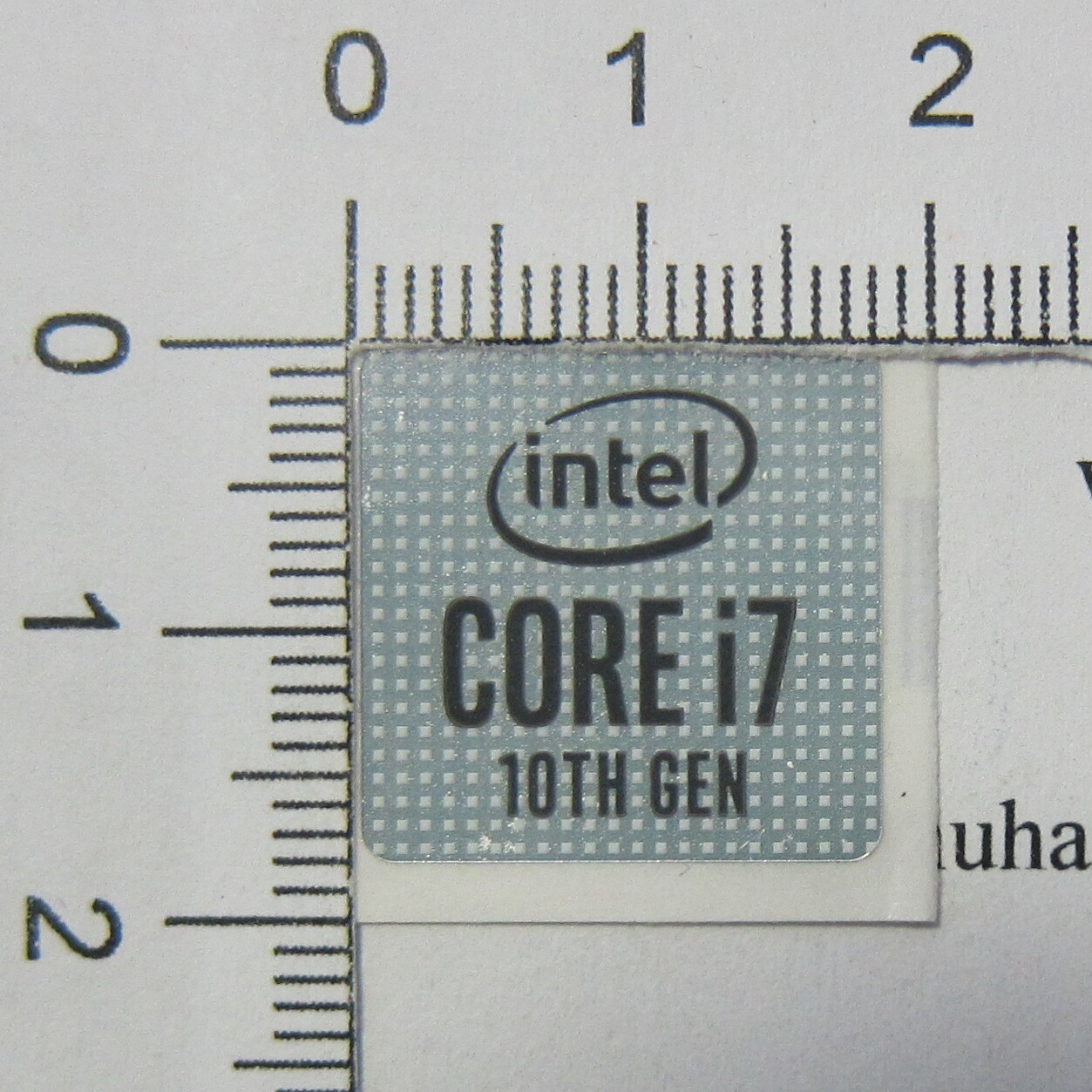 intel i7 10Gen Sticker/iRIS xe Sticker/RTX Sticker/Radeon Sticker/Win ...