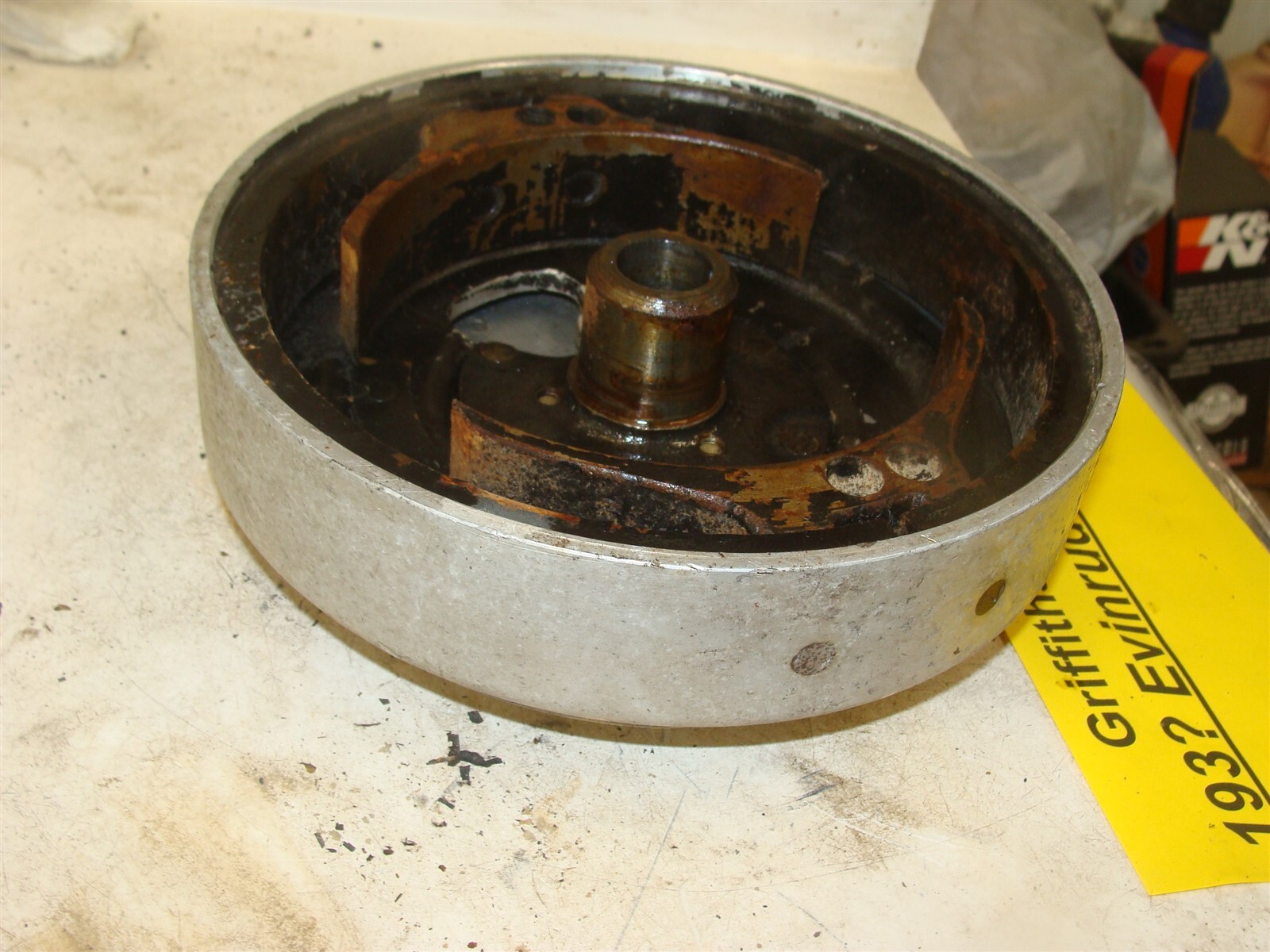 vintage 30's EVINRUDE SPEEDITWIN opposed outboard motor flywheel oem | eBay