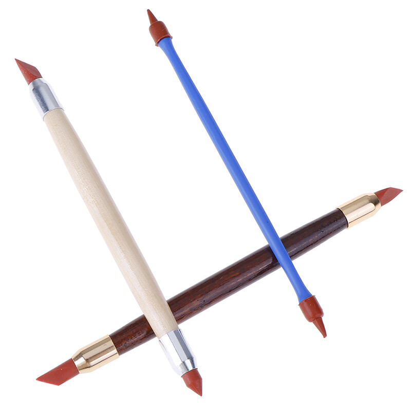 3Pcs Silicon Rubber Shaper Pen Double-head Pottery Clay Sculpture ...