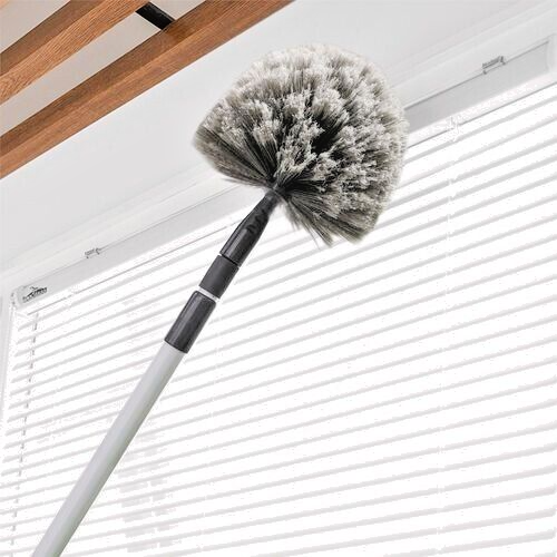 Telescopic Extending Cobweb Brush / Duster - Indoor and Outdoor Use ...