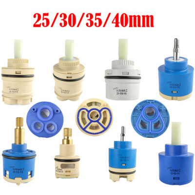 25/30/35/40mm Replacement Ceramic Tap Cartridge Valve Faucet Kitchen ...